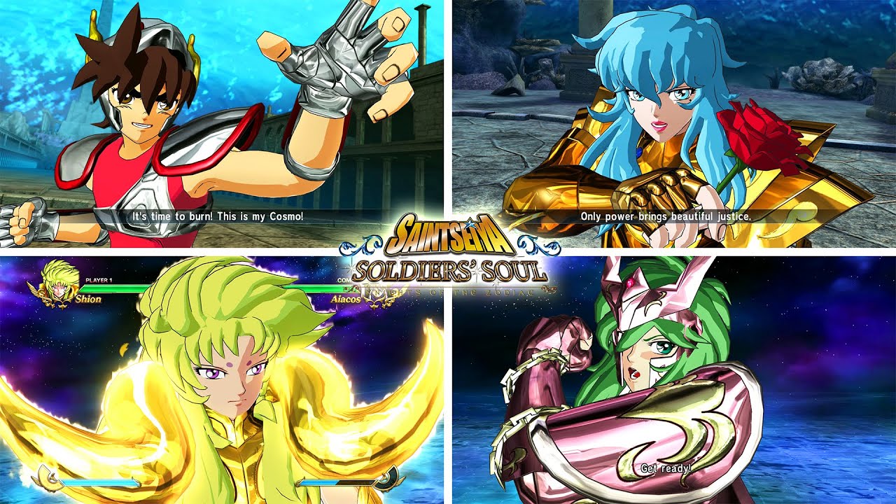 Saint Seiya: Soldiers' Soul - All Ultimate Attacks & Special Moves, All ...