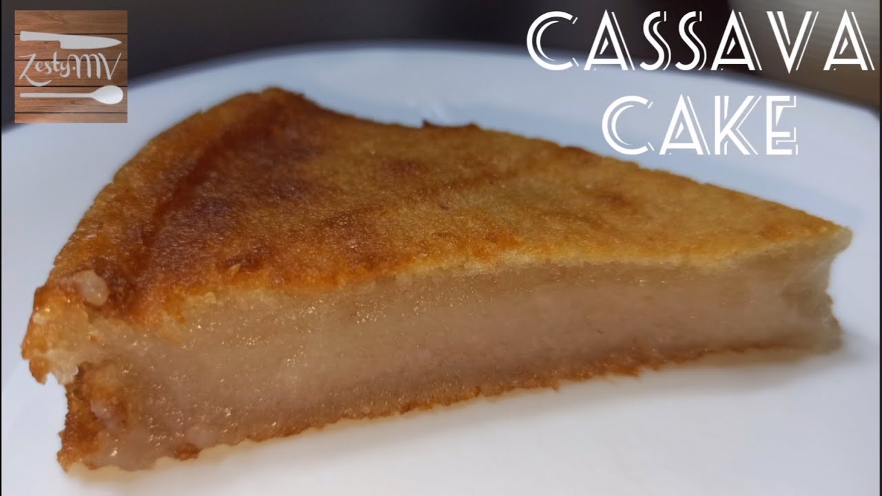 4 ingredient Cassava cake / dhandi aluvi boakiba / Maldivian cassava ...