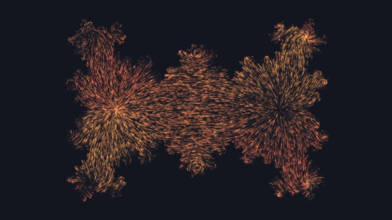 Vector field visualization: perfect loop of a fractal - YouTube