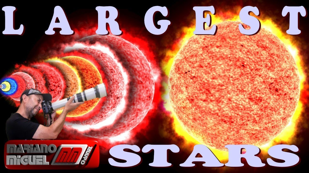 Largest stars in the Universe / Estrellas extremas. Las mas grandes ...
