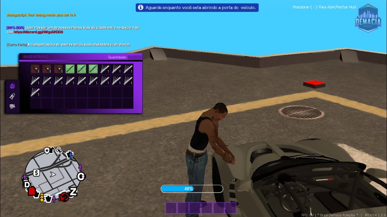 Novo sistema de Lock Pick GTA MTA vinculado ao inventario {encomenda ...