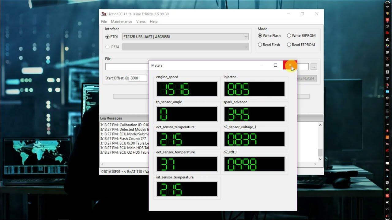 REVIEW HONDA FLASH TOOL MCU 3.5.99.30 GOOD FOR FLASH EAND RECOVERY ECU ...