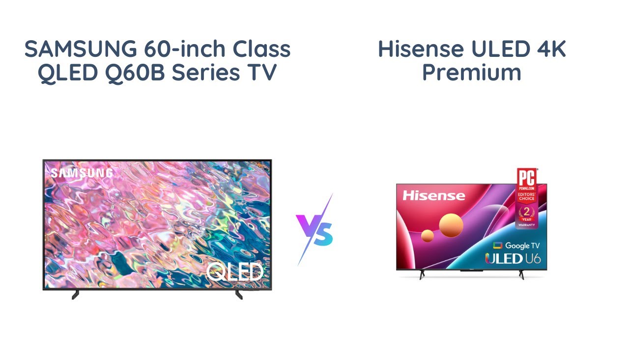 Samsung Q60B vs Hisense U6H | Ultimate 4K UHD TV Comparison - YouTube