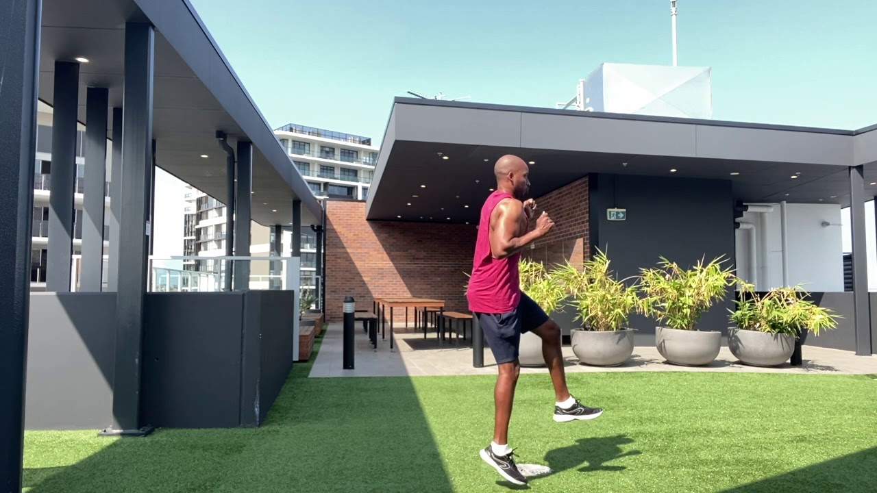 Explosive calf raises with a bent knee - YouTube