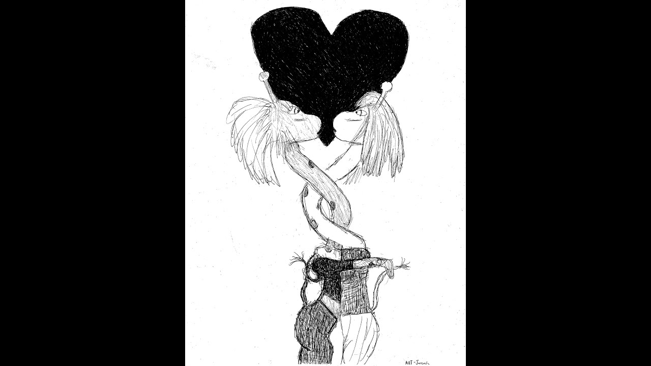 Couples in Love (My Ink Pen Drawings) - YouTube