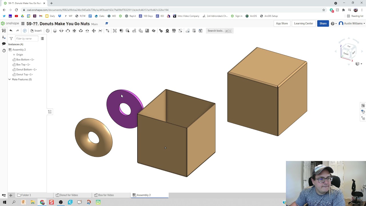 Donut Box pt 2 Sheet Metal And Assembly Day 60 Of 100 OnShape Journey YouTube Donut Box pt 2 Sheet Metal And Assembly Day 60 Of 100 OnShape Journey YouTube