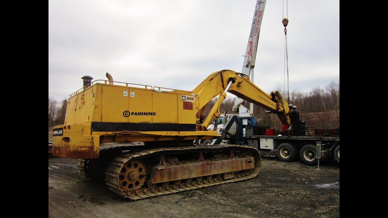 Caterpillar 245 Breakdown - YouTube
