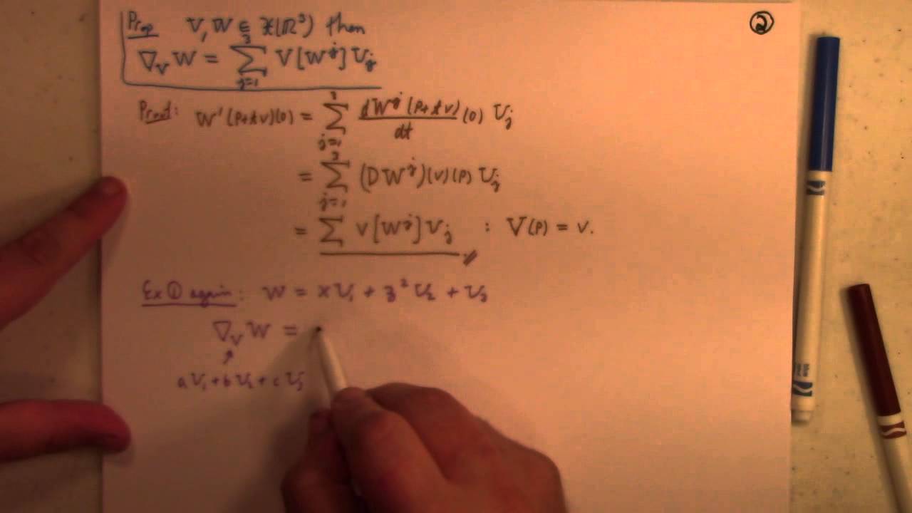 Differential Geometry Lecture 7 Part 1 Covariant Derivative In R3