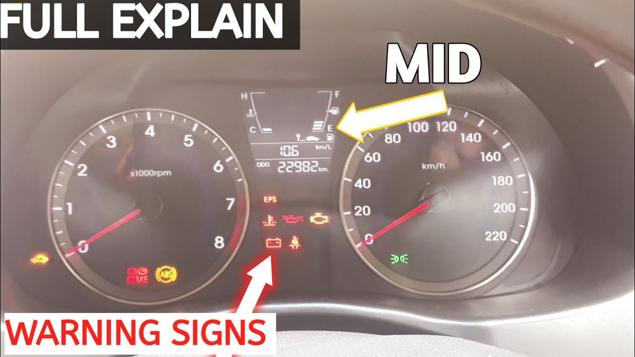 FULL EXPLAIM OF MULTI INFORMATION DISPLAY(MID)& WARNING SIGNS MEANING ...