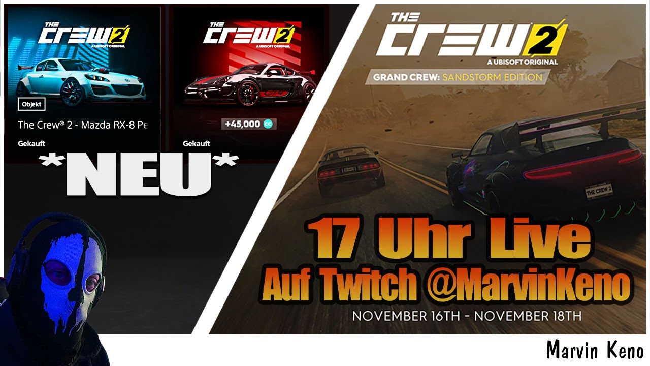 The Crew 2 -- GRAND CREW CHALLENGE 2 -- + 2 Neue Autos! - YouTube
