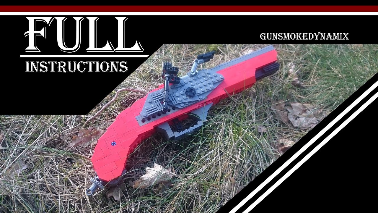 Working lego flintlock pistol [FULL INSTRUCTIONS] - YouTube