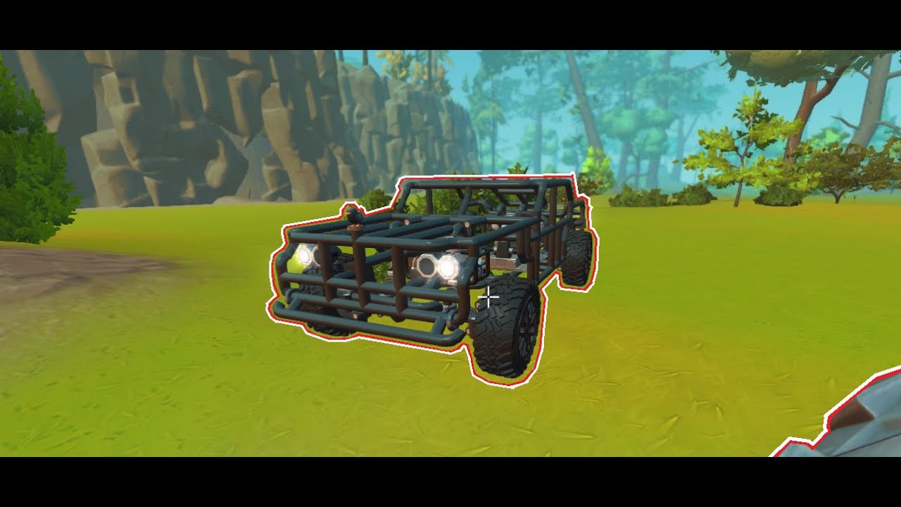 (Scrap mechanic) my new off-road car - YouTube