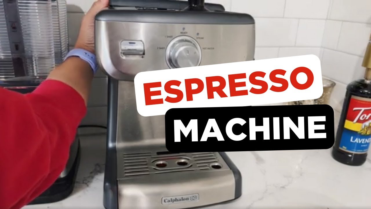 Calphalon Espresso Machine Review: I wish I knew before buying this espresso machine! - YouTube