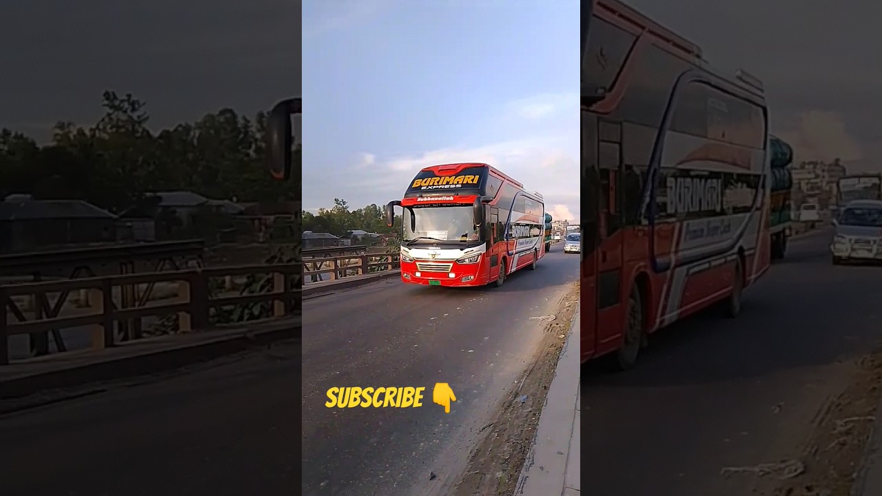 Burimari Express _sleeper bus 😱।।#youtube short #viralshort # ...