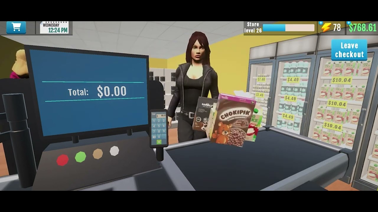 Supermarket Simulation - Gameplay 4.1 - YouTube