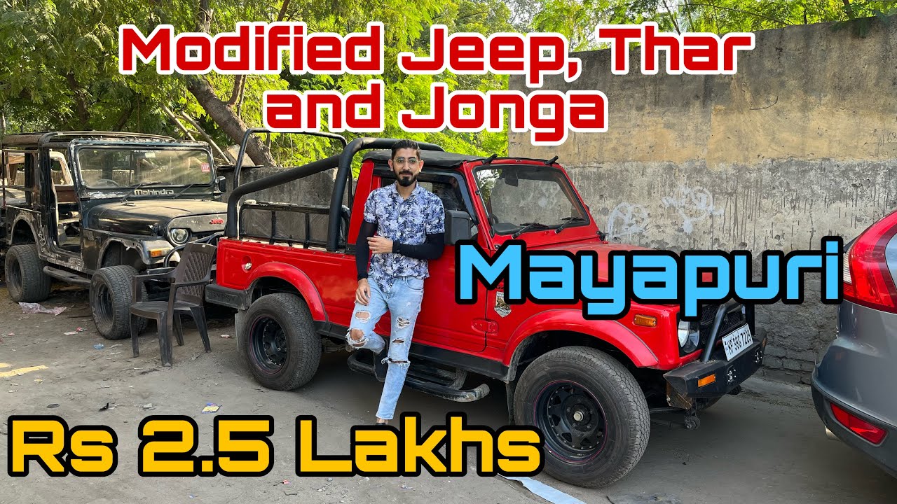 Cheapest Thar, Jeep, Gypsy, Landy Jeep| Jeep/Gypsy in Rs 2.5 Lakhs ...