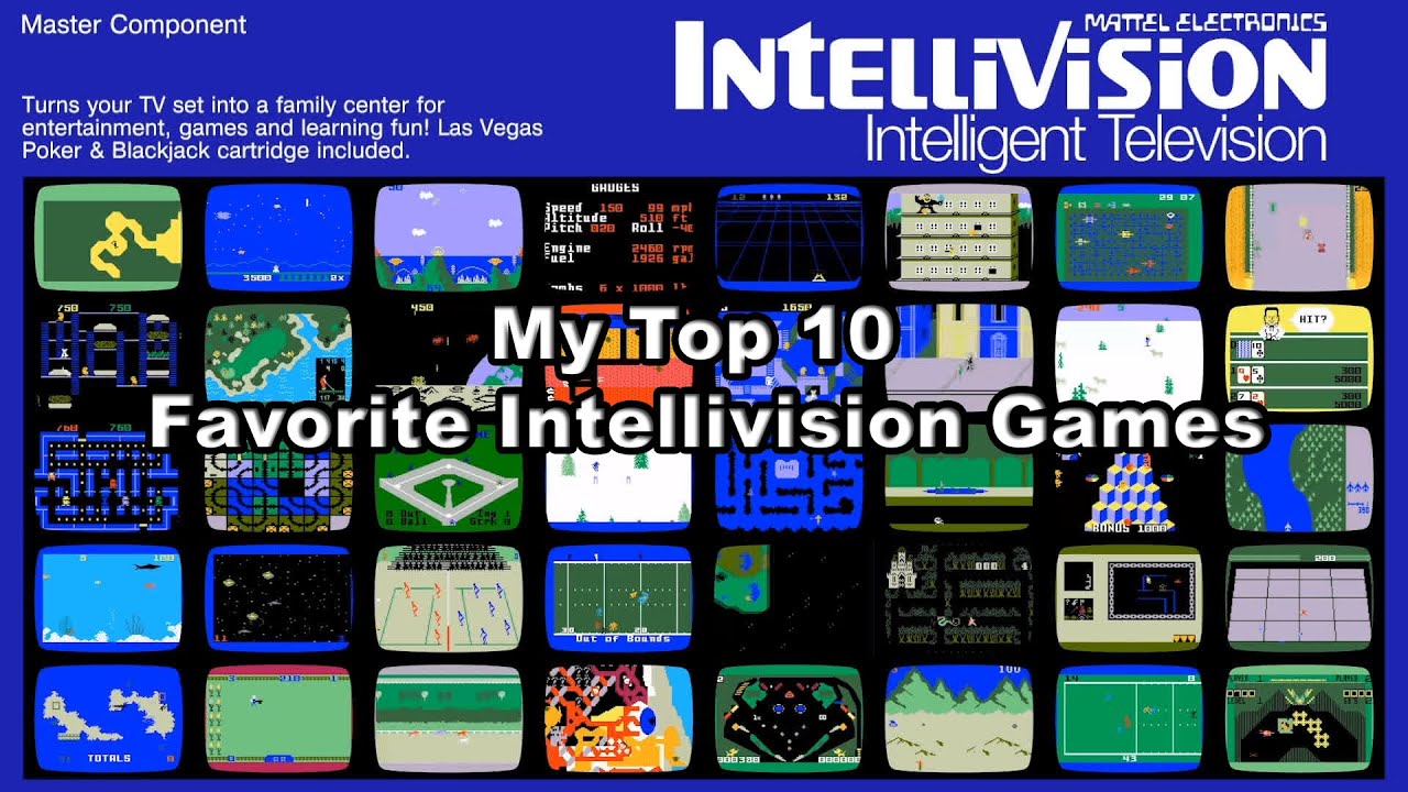 My Top 10 Favorite Intellivision Games - YouTube