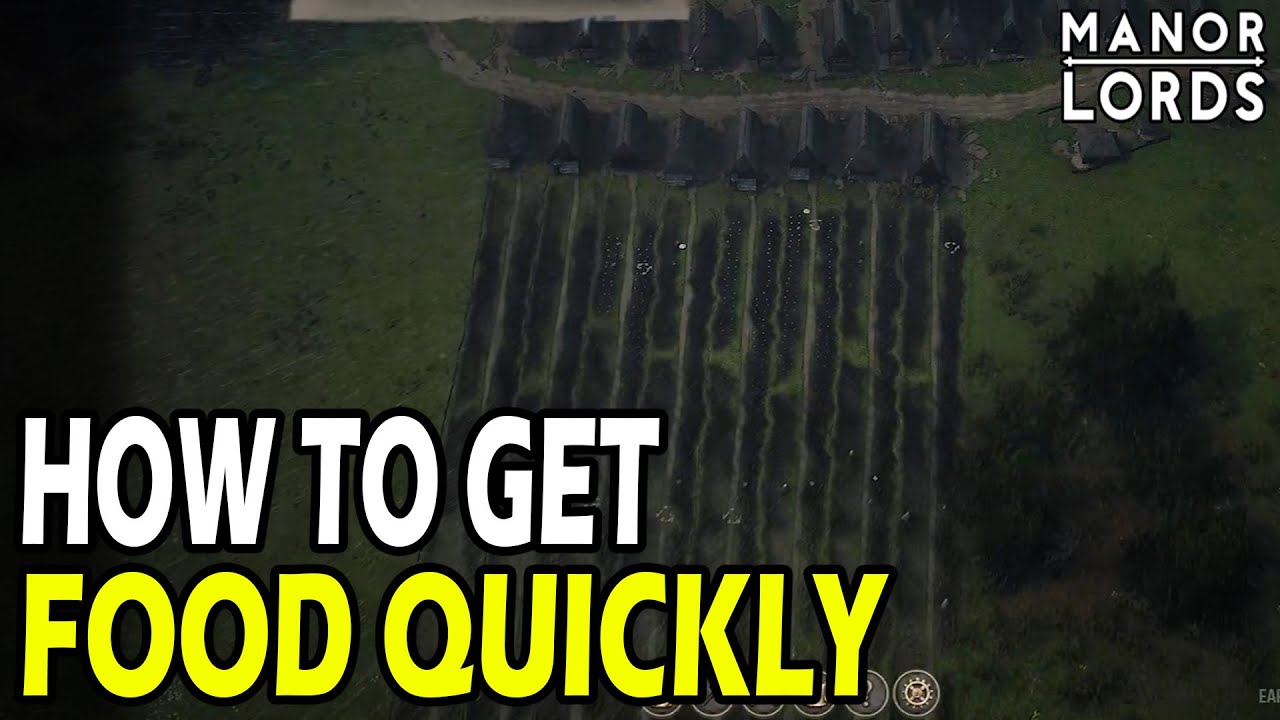 How to get Food Quickly in Manor Lords - YouTube