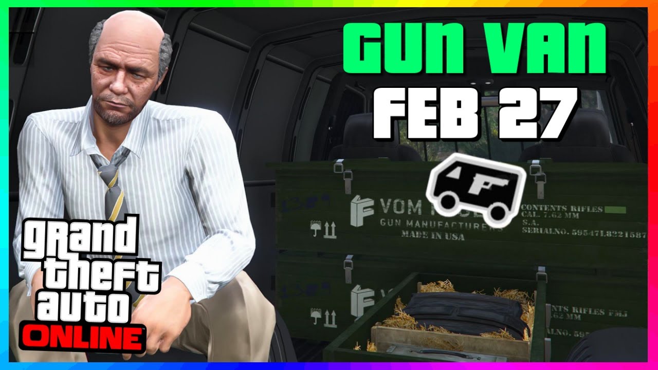 Gun Van Location TODAY February 27 | How to Unlock Railgun | GTA Online ...
