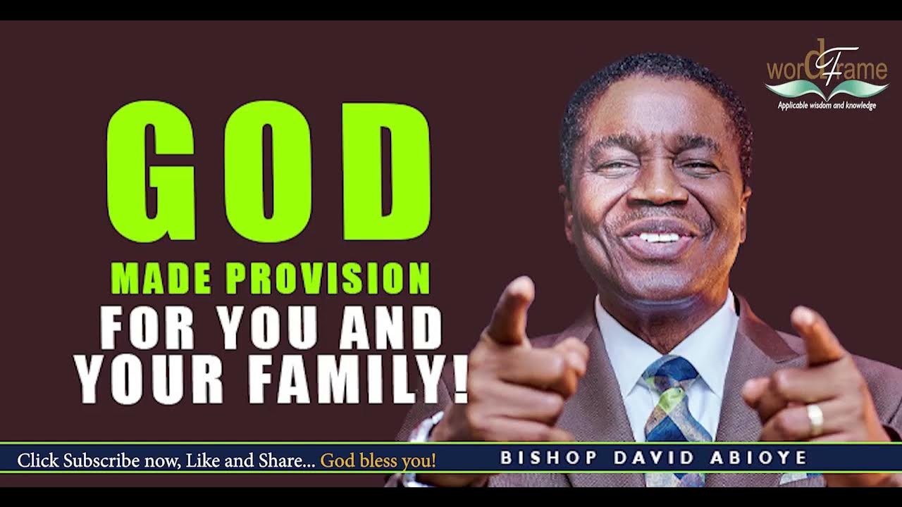Your family is blessed! -Bishop David Abioye - YouTube