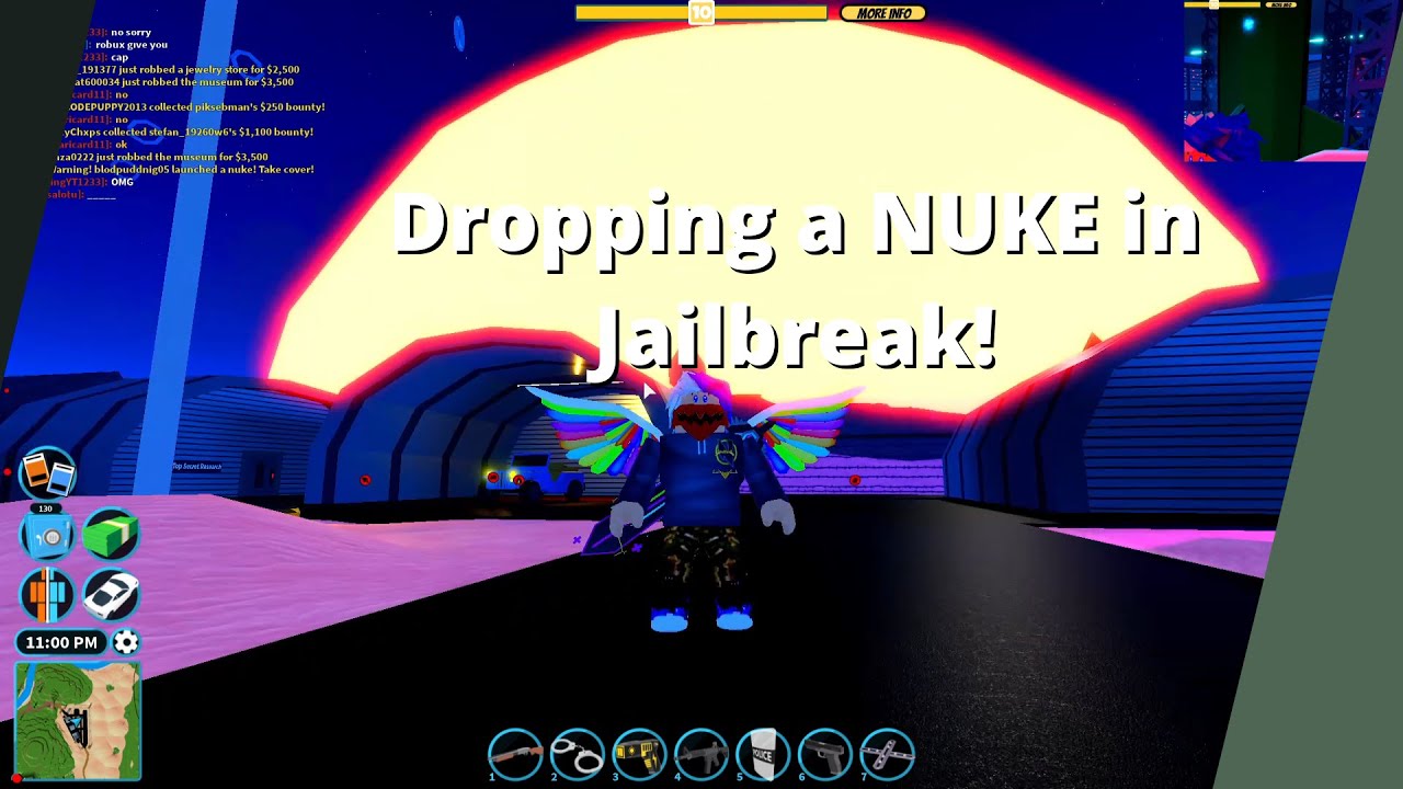 Roblox Jailbreak | Unlocking Level 10 and Dropping A NUKE in Jailbreak ...
