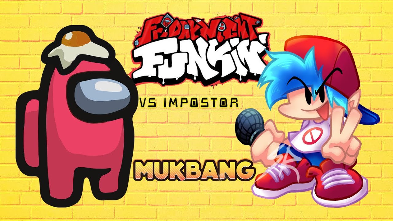 ☆Imposter vs. FNF Boyfriend Battle Mukbang Animation☆ - YouTube