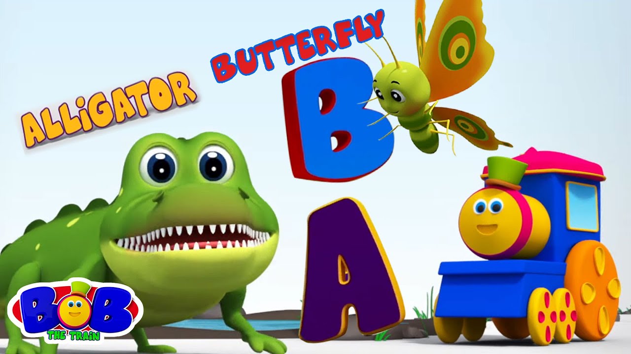 Bob El Tren Animales ABC Canción + Más Canciones infantiles para ...
