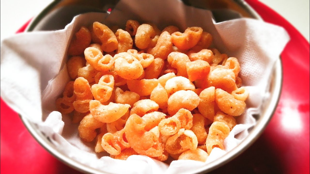 Fried crispy macaroni in 5minutes - YouTube