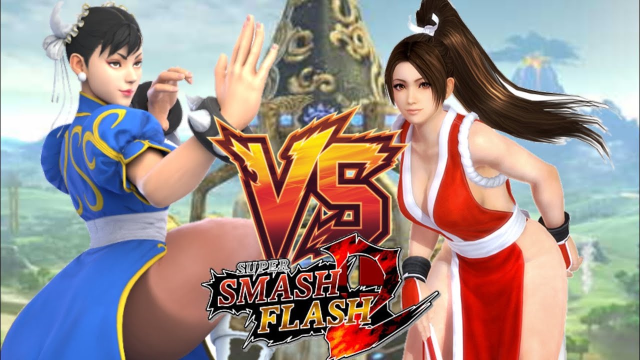 Mai shiranui vs Chun li (Fatal fury vs Street Fighter) - Super Smash Flash 2 mods - YouTube