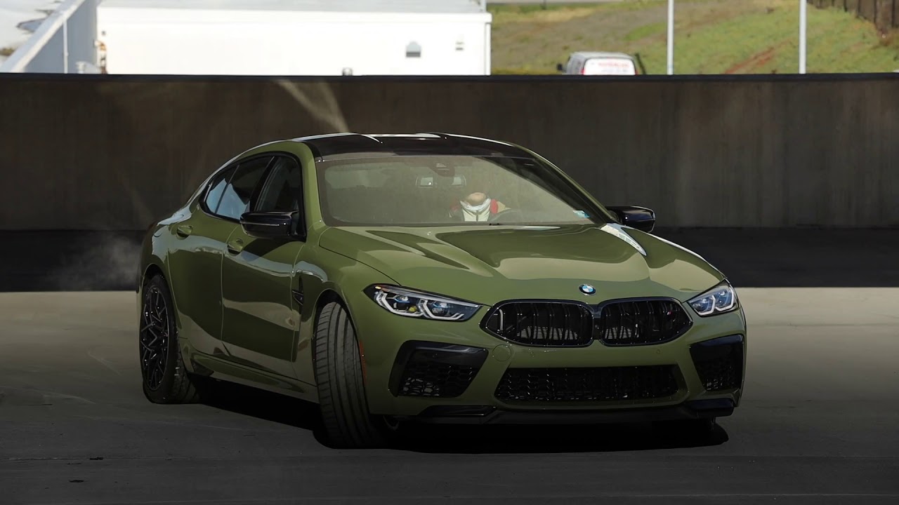 BMW M8 4 Door Competition Green - YouTube
