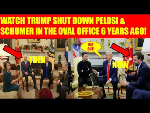 OVAL OFFICE FIGHT: President Trump, Chuck Schumer And Nancy Pelosi ...