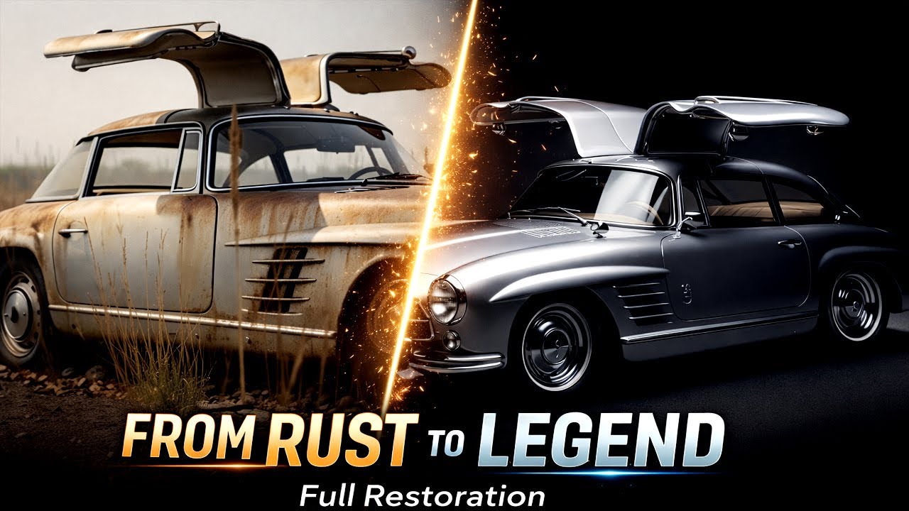 Mercedes-Benz 300SL Gullwing 1955 Restoration | From Rust to Legend ...