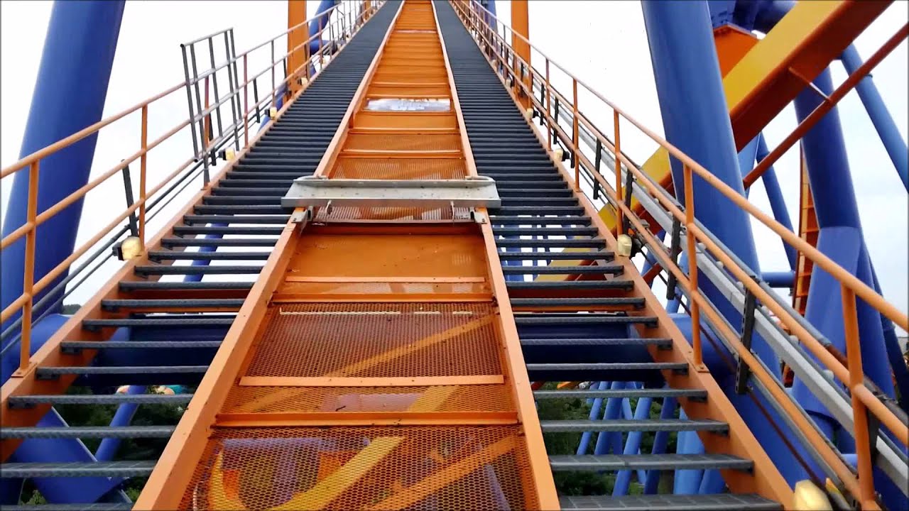 Dorney Park: Talon / On Ride Front Row POV / August 2, 2014 - YouTube