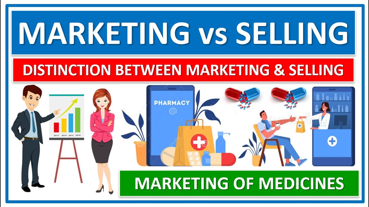MARKETING vs SELLING,DISTINCTION DIFFERENCE BETWEEN MARKETING & SELLING ...