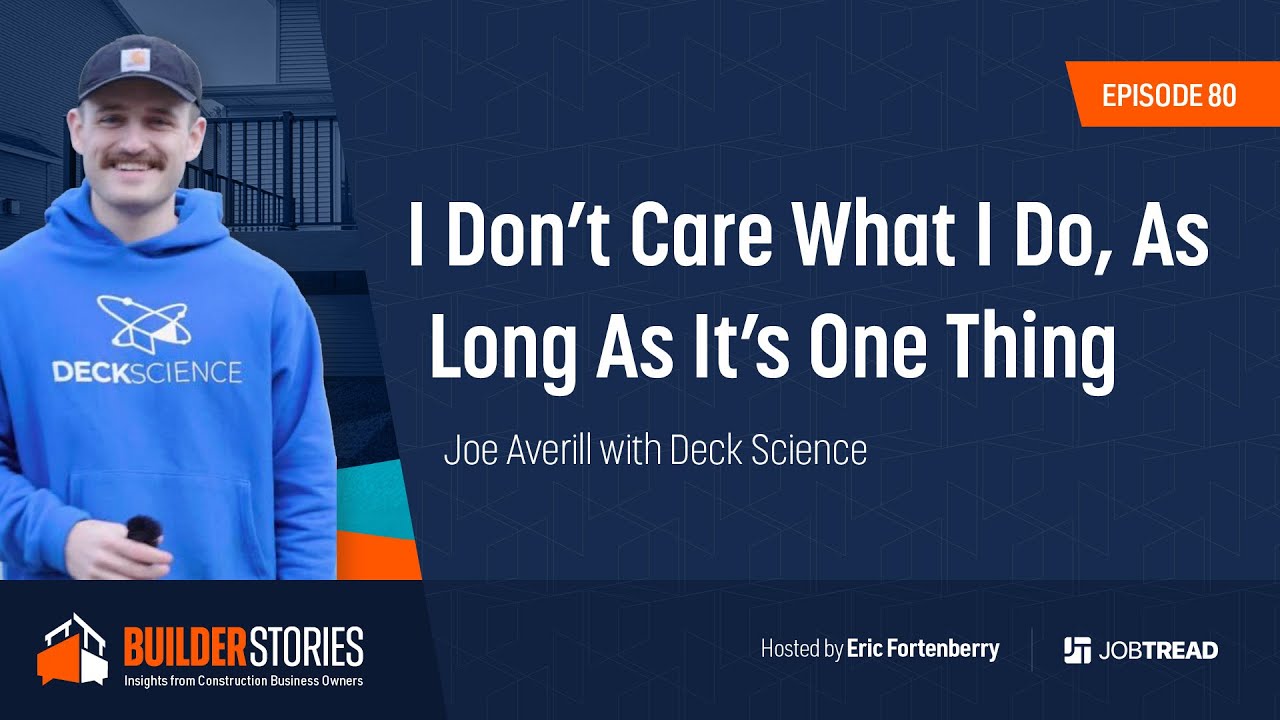 I Don’t Care What I Do, As Long As It’s One Thing | Joe Averill with ...