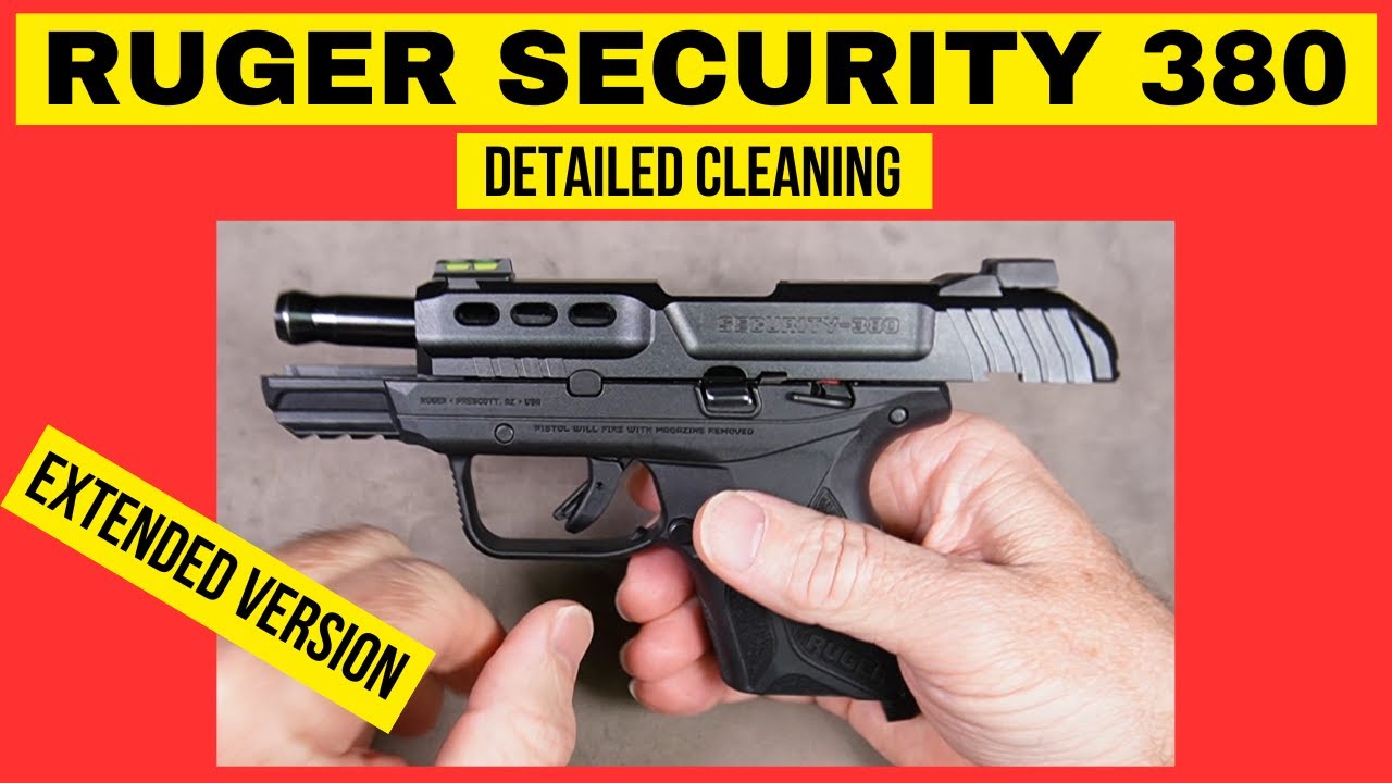 Ruger Security 380 Lite Rack Cleaning EASY METHOD! - YouTube