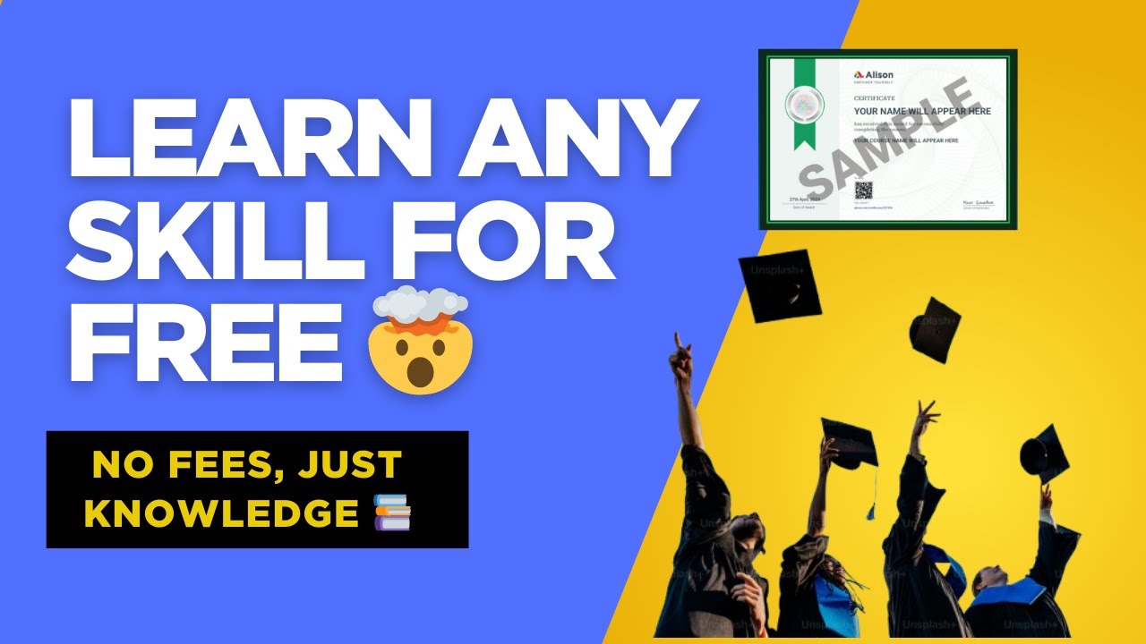 Alison Free Online Learning Study Any Course Online for Free - YouTube