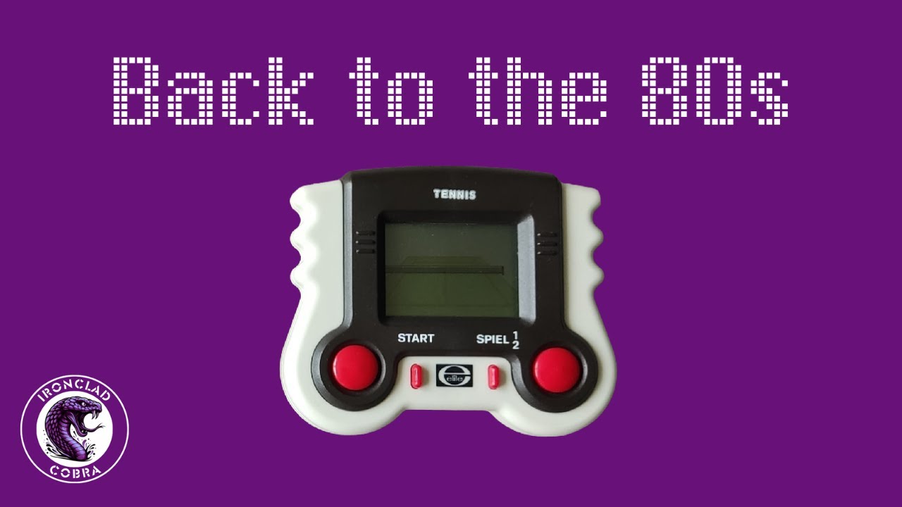 Tennis Handheld LCD Game 1980s (Back to the 80s) - YouTube