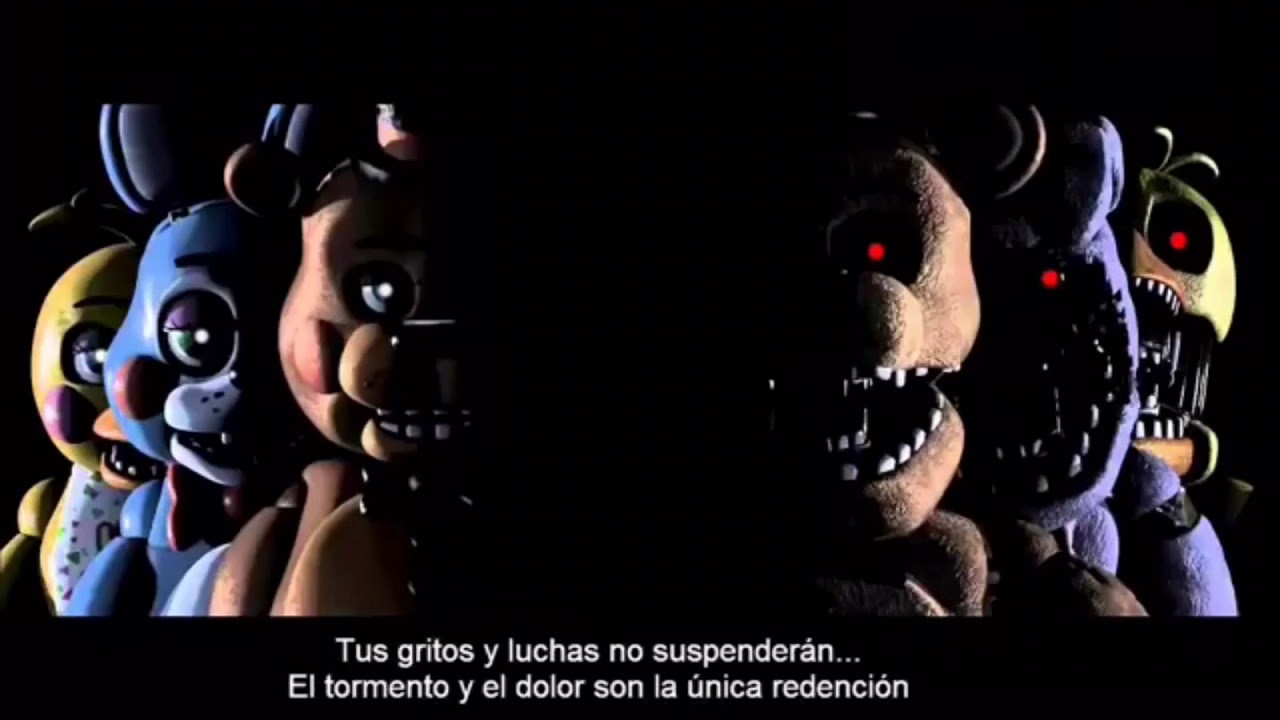 Fnaf 1234 letra - YouTube