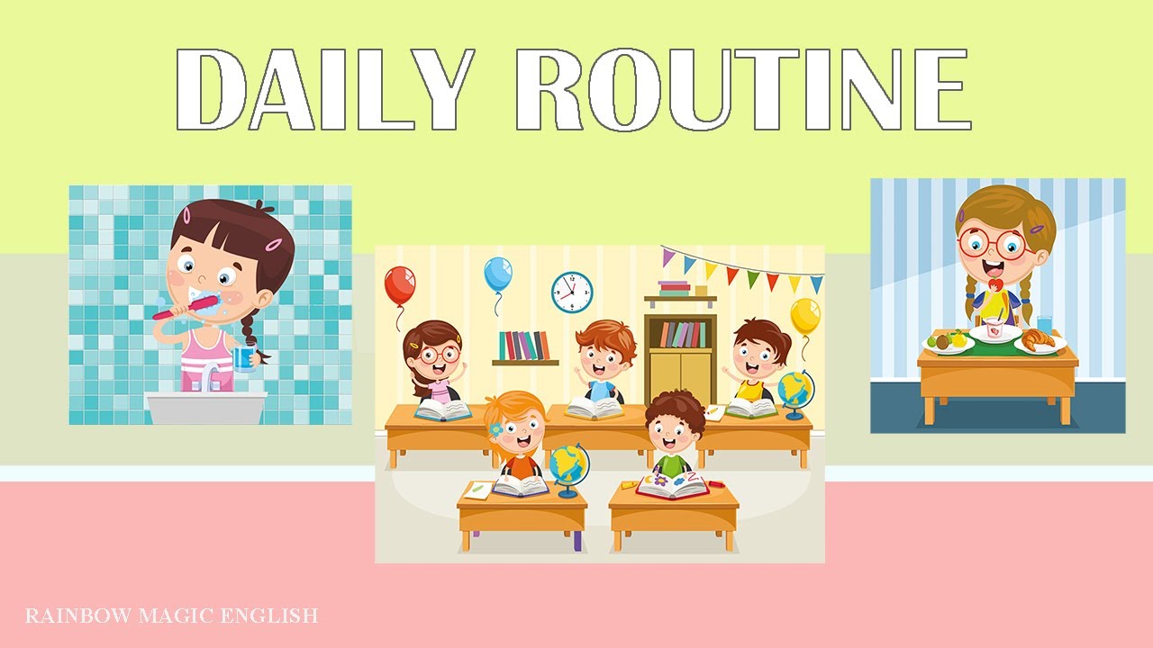 Routine quotidiana in inglese | Daily Routine - YouTube