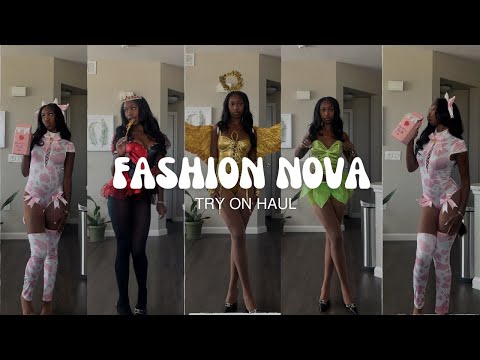 HALLOWEEN COSTUME TRY ON HAUL 🎃| HALLOWEEN COSTUME IDEAS | CUTE COSTUME IDEAS FT FASHION NOVA