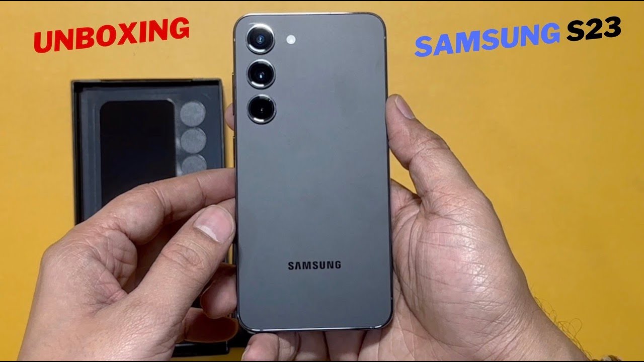 Unboxing Samsung Galaxy S23 | India's Only Compact Flagship Android ...