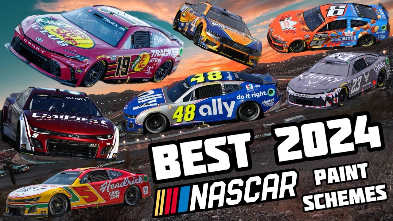 The Best NASCAR Cup Series Paint Schemes Of 2024 - YouTube