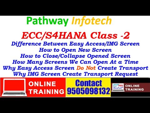 SAP FICO||Easy Access/IMG Screen||How Many Screens Can Open|| Class-02 ...