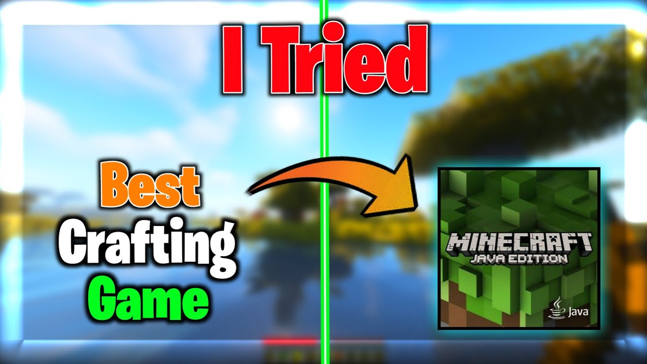I Tried Best Crafting Game In The World - MINECRAFT - YouTube