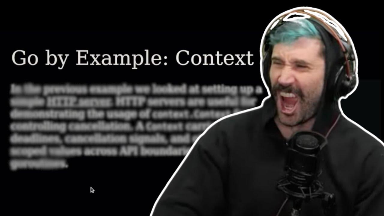 Learning Golang Context Never Looked At It Youtube