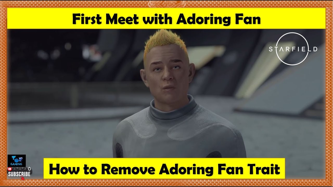 First Meet with Adoring Fan in Starfield | How to Remove Adoring Fan ...