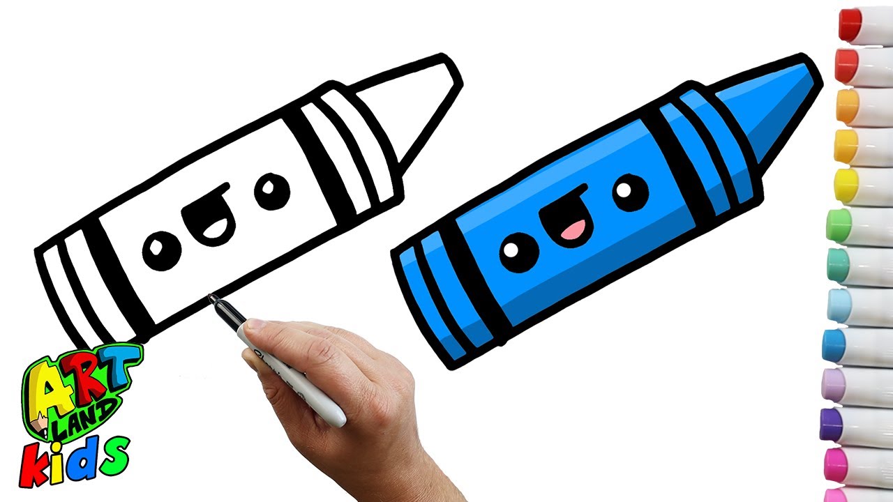 How to draw a for CRAYON kids!!! - YouTube