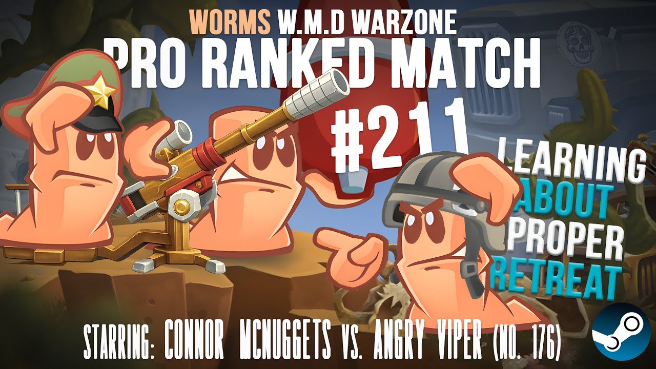 Ranked Match #211 - vs. Connor_Mcnuggets | Worms W.M.D Warzone - YouTube