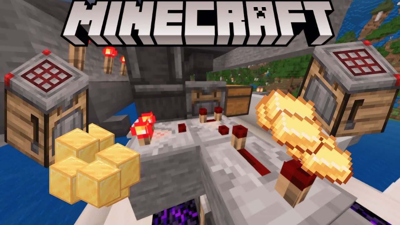 Como usar a AutoCrafter de forma eficiente e simples! Minecraft Bedrock ...